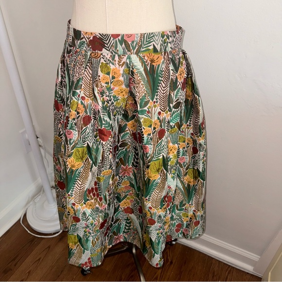 Chicwish | Skirts | Chicwish Large Beautiful Colorful Floral Skirt ...